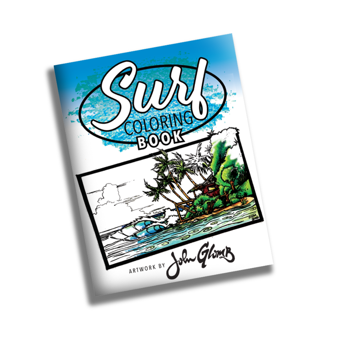 hawaiian surfer coloring pages